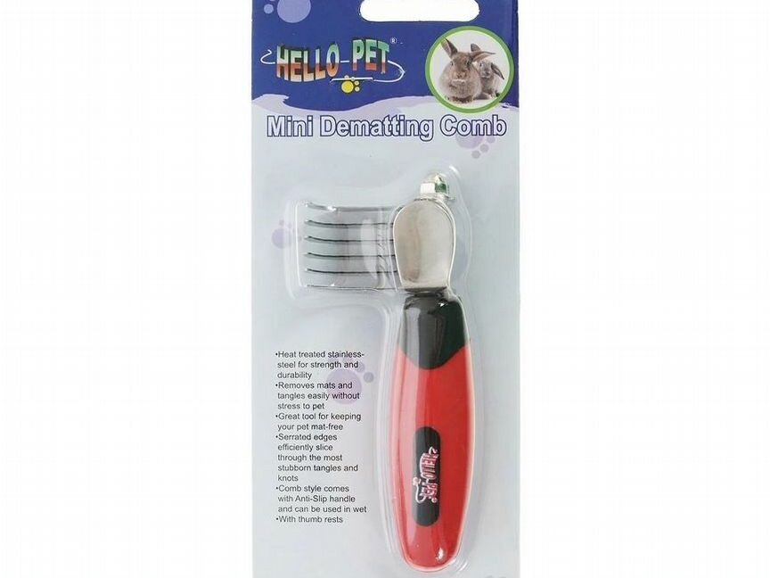 Колтунорез Hello Pet Мини Загнутый 6 лезвий 348206