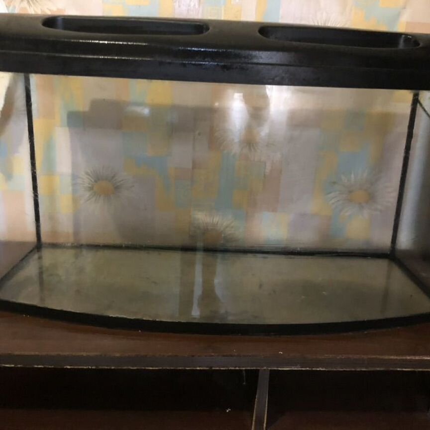 Аквариум, 100 литров с крышкой и лампами