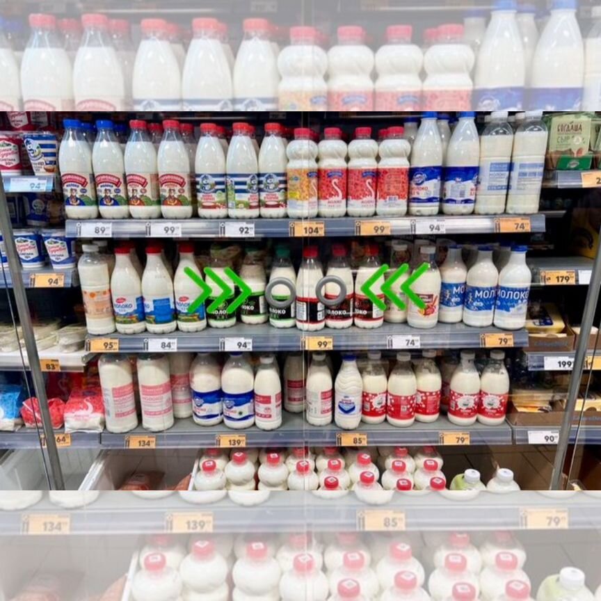 Молочная продукция, хлеб для животных