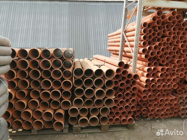 Канализационная труба рыжая 160мм наружная купить в Нижнем Новгороде ...