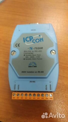 ICP DAS 7520 Конвертер интерфейсов RS232 - RS485 купить в Москве | Электроника | Авито