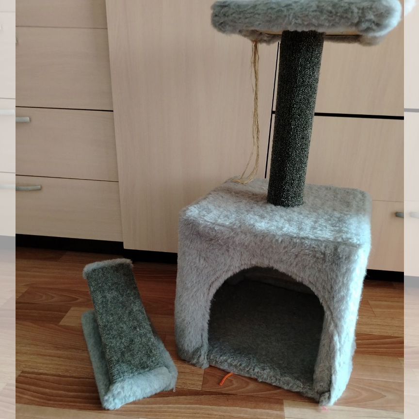 Когтеточка домик для кошки
