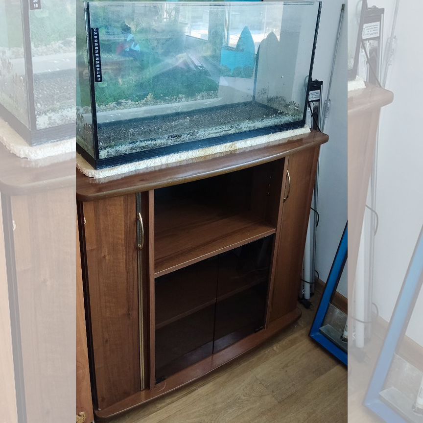 Аквариум с тумбой 100л бу