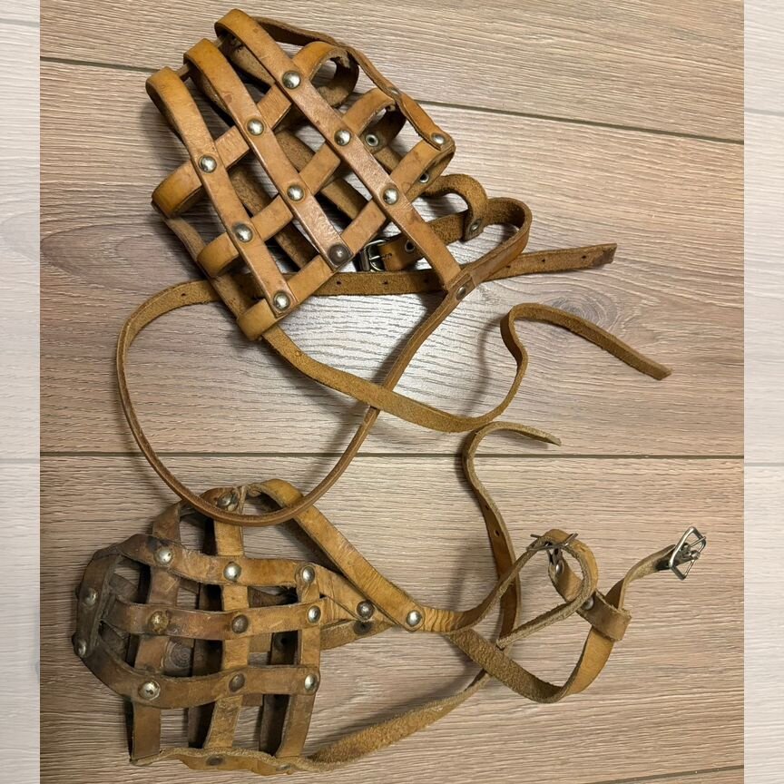 Намордники для собак из кожи