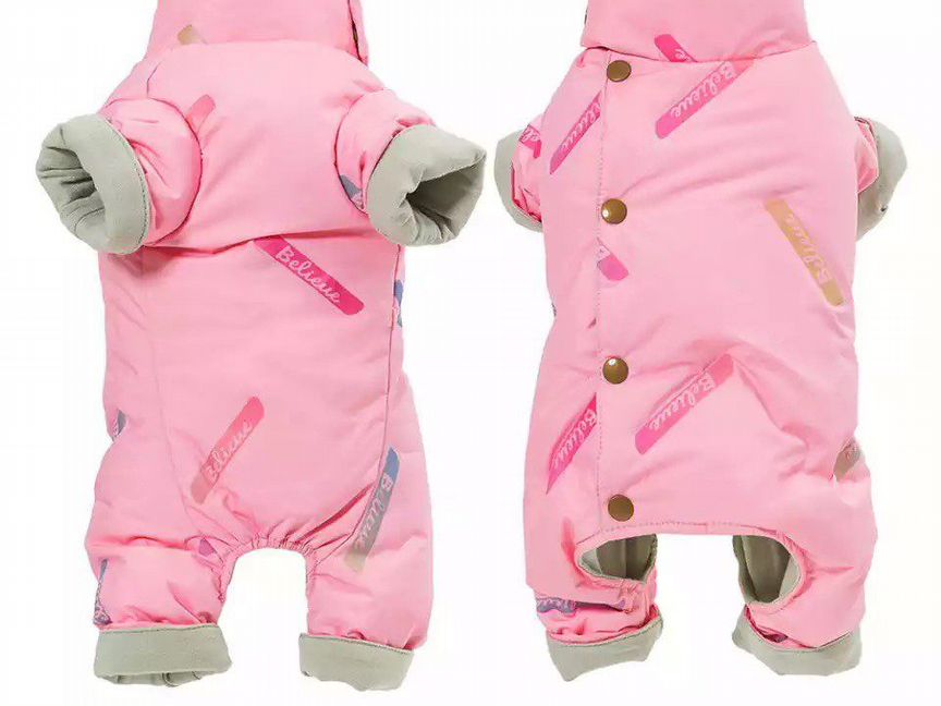 Куртка-комбинезон на утином пуху для собаки