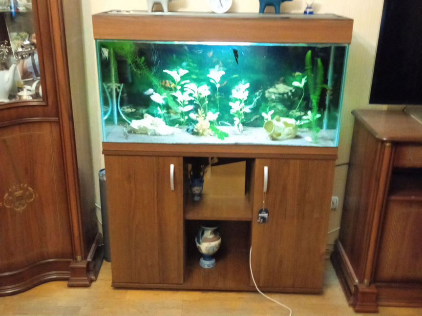 Аквариум с тумбой