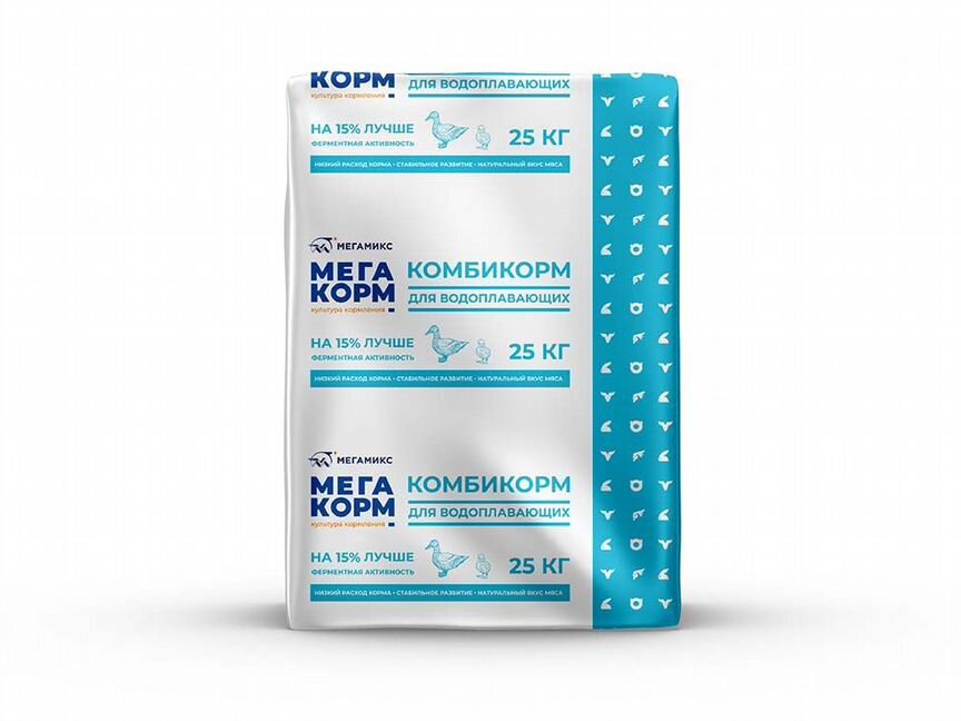 Комбикорм для уток и водоплавающей птицы