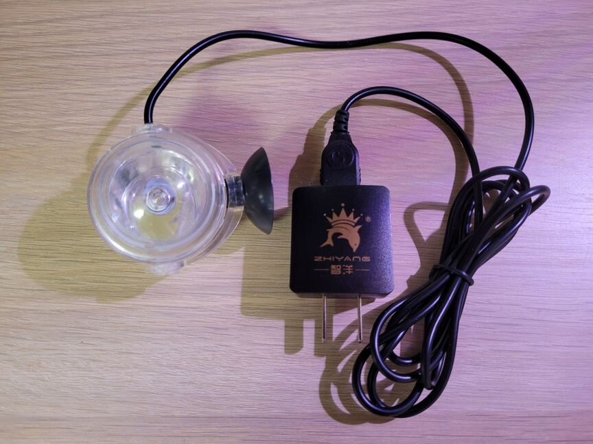 Точечный светильник ночник в аквариум