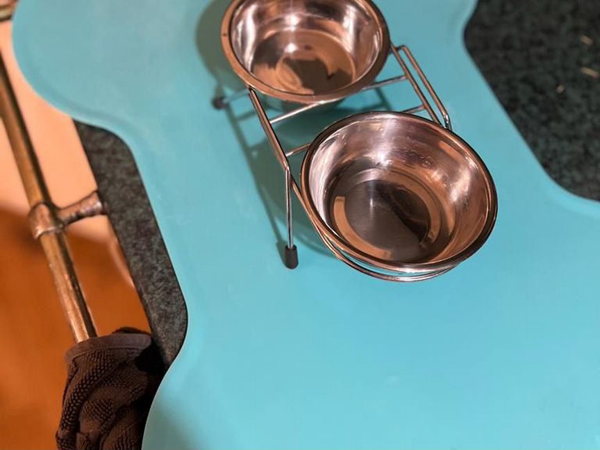 Резиновый коврик для собак и миски