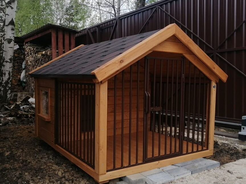 Будка вольер для собаки
