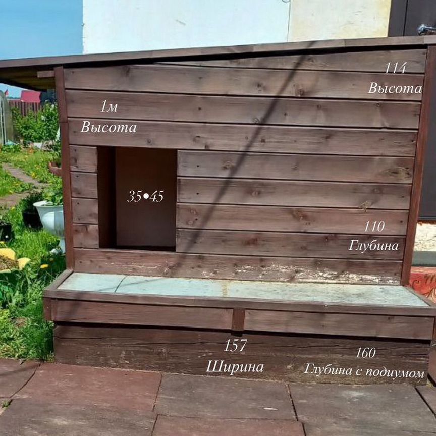 Будка для собаки утепленная