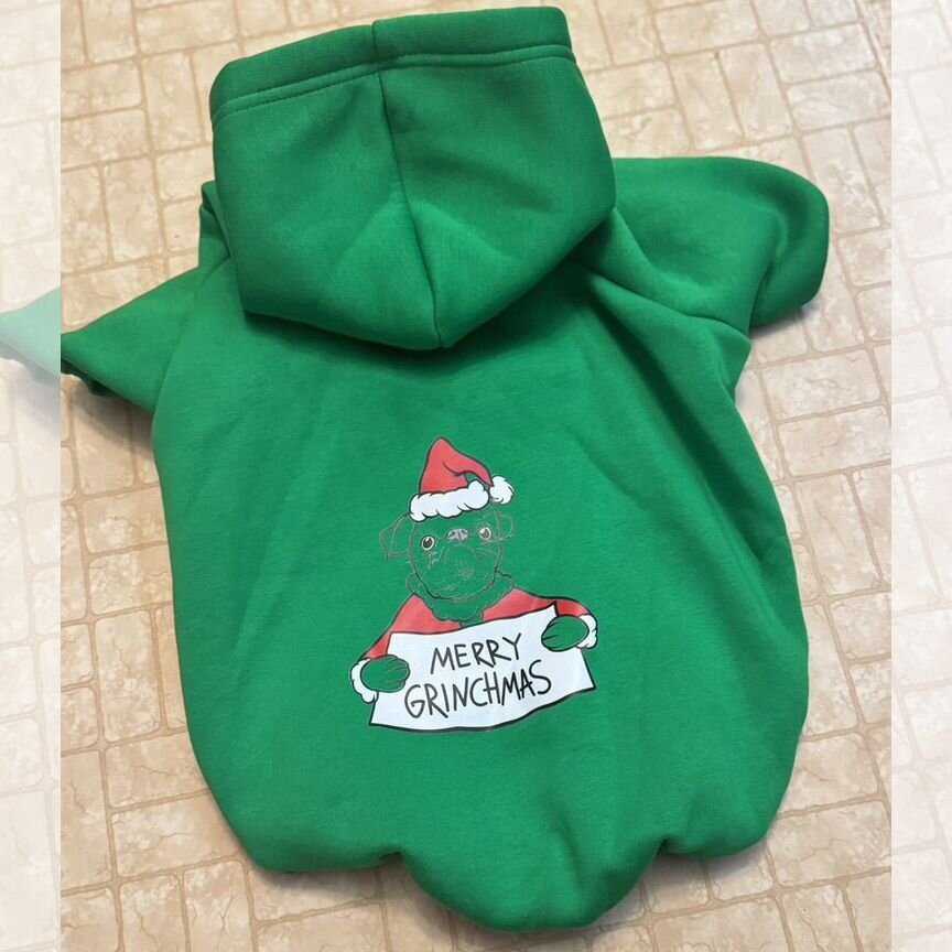 Худи с новым годом на собаку