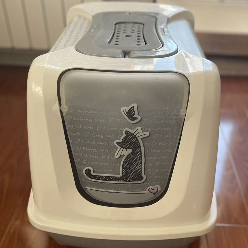 Кошачий туалет закрытый