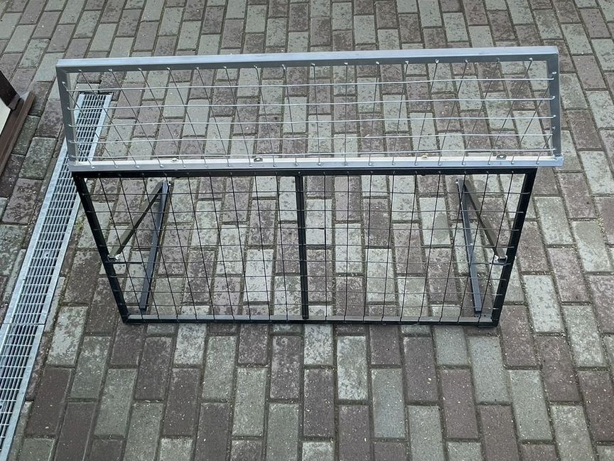 Металлическая решотка в багажник Санта фе 2