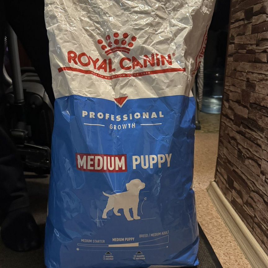 Корм для собак royal canin puppy medium