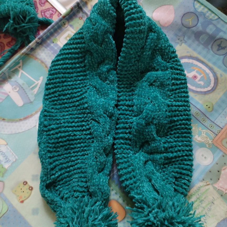 Комплект шапка и шарф