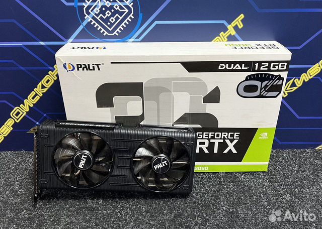 Видеокарта Palit GeForce RTX 3060 Dual OC 12GB купить во Владимире ...