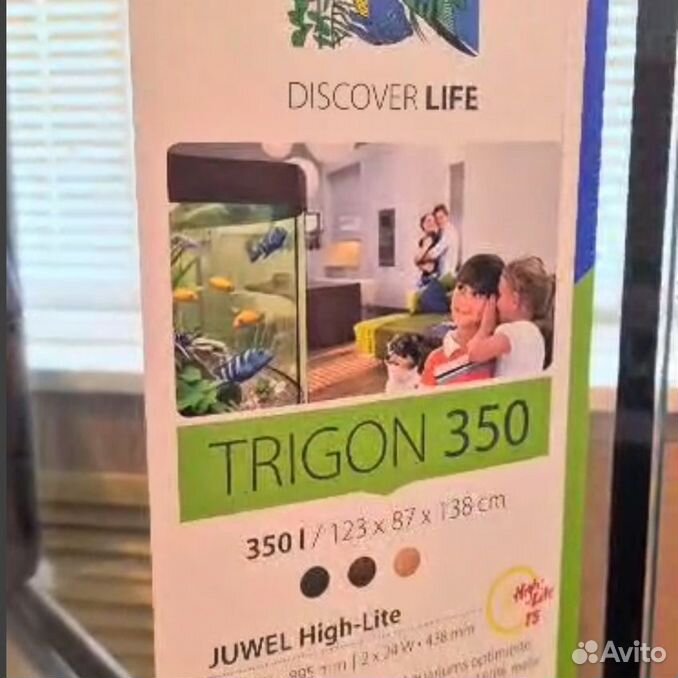 Аквариум juwel trigon 350 светлое дерево с тумбой