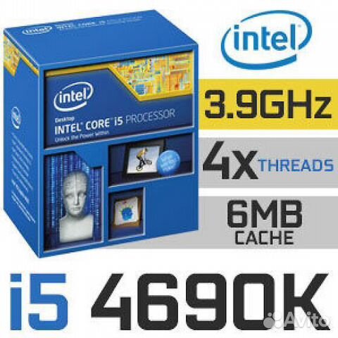 I5 4690k oem socket 1150 купить в Санкт-Петербурге | Электроника | Авито