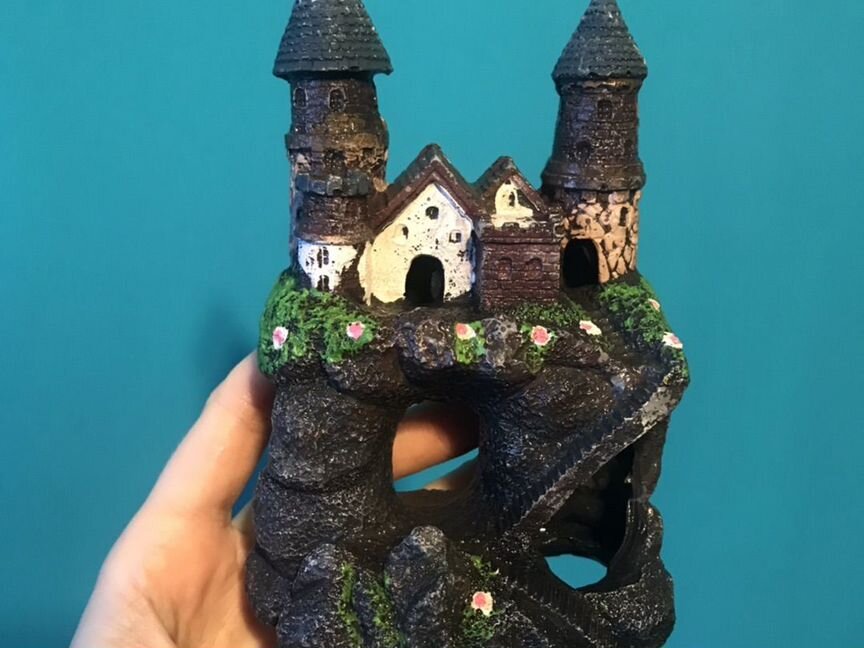 Замок декор аквариум (авито доставкой отправляю)