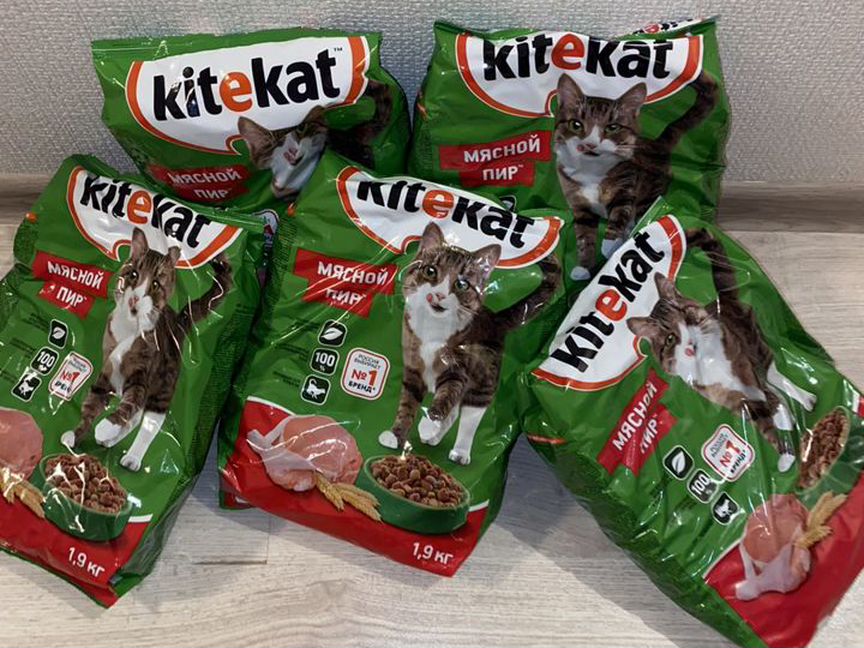 Сухой корм для кошек kitekat