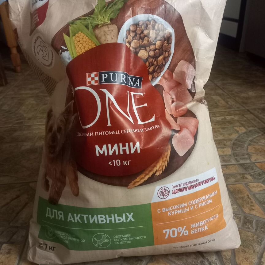 Purina one 7кг