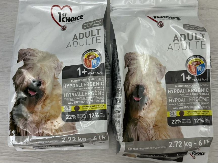 Сухой корм для собак 1ST choice hypoallergenic
