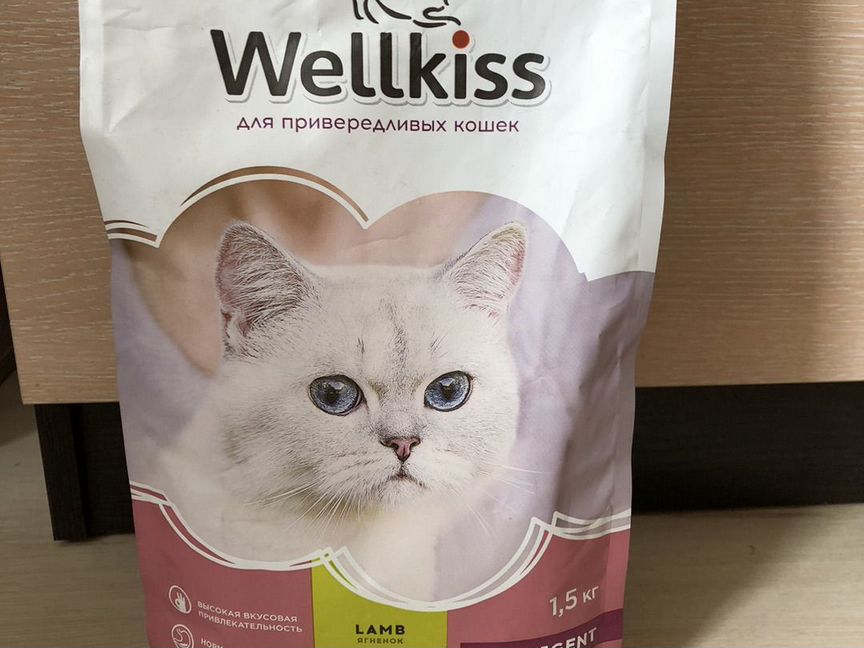 Сухой корм для кошек wellkiss