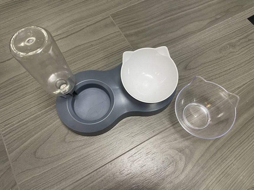 Миска кошачья (с поилкой)