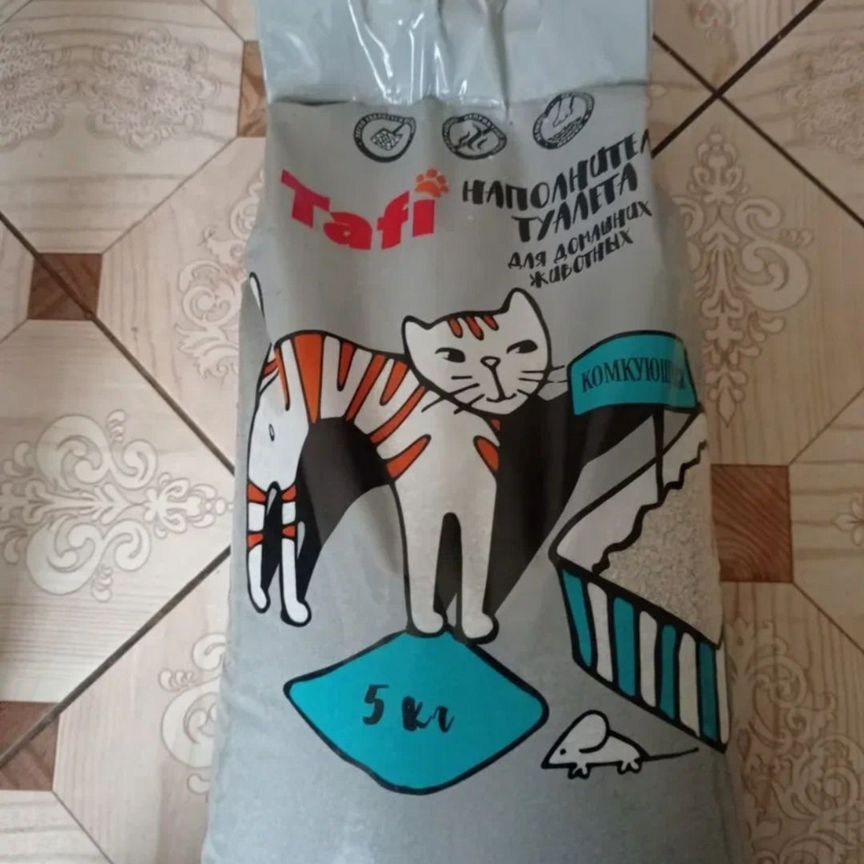 Наполнитель комкующийся для кошек