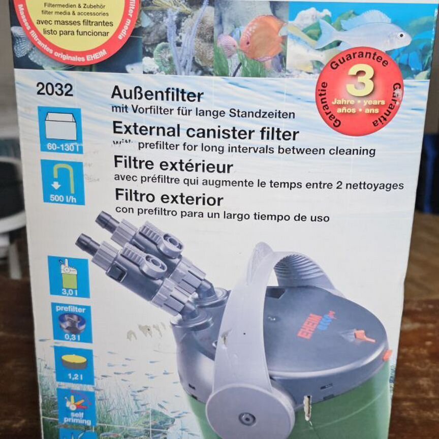 Внешний фильтр для аквариума Eheim Ecco Pro 130