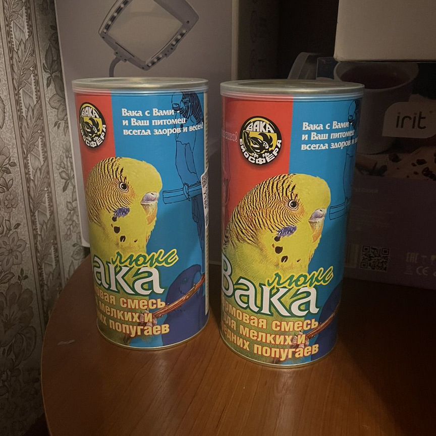 Корм вака для попугаев новый