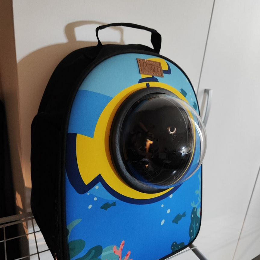 Рюкзак переноска для кошек с иллюминатором