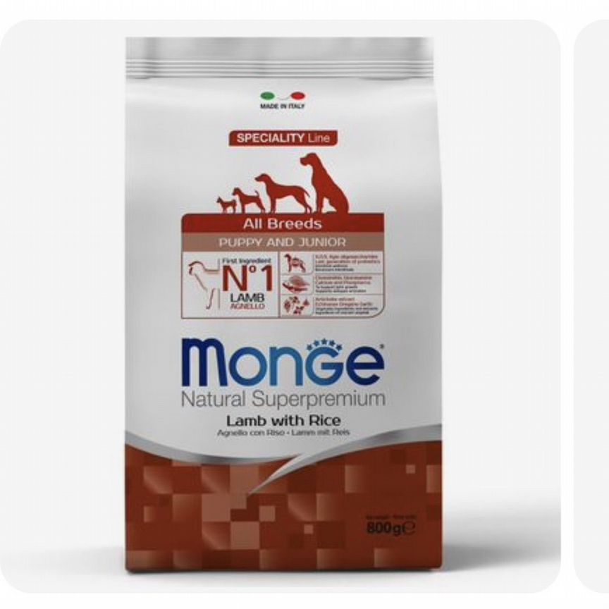 Корм для собак Monge Dog Speciality Pappy&Junor