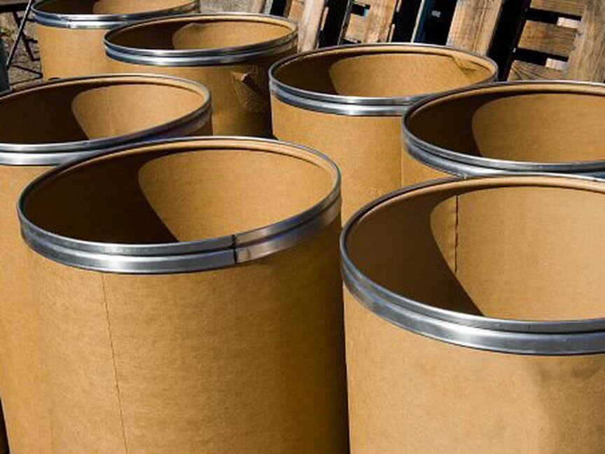 Бочки картонные для хранения зерна