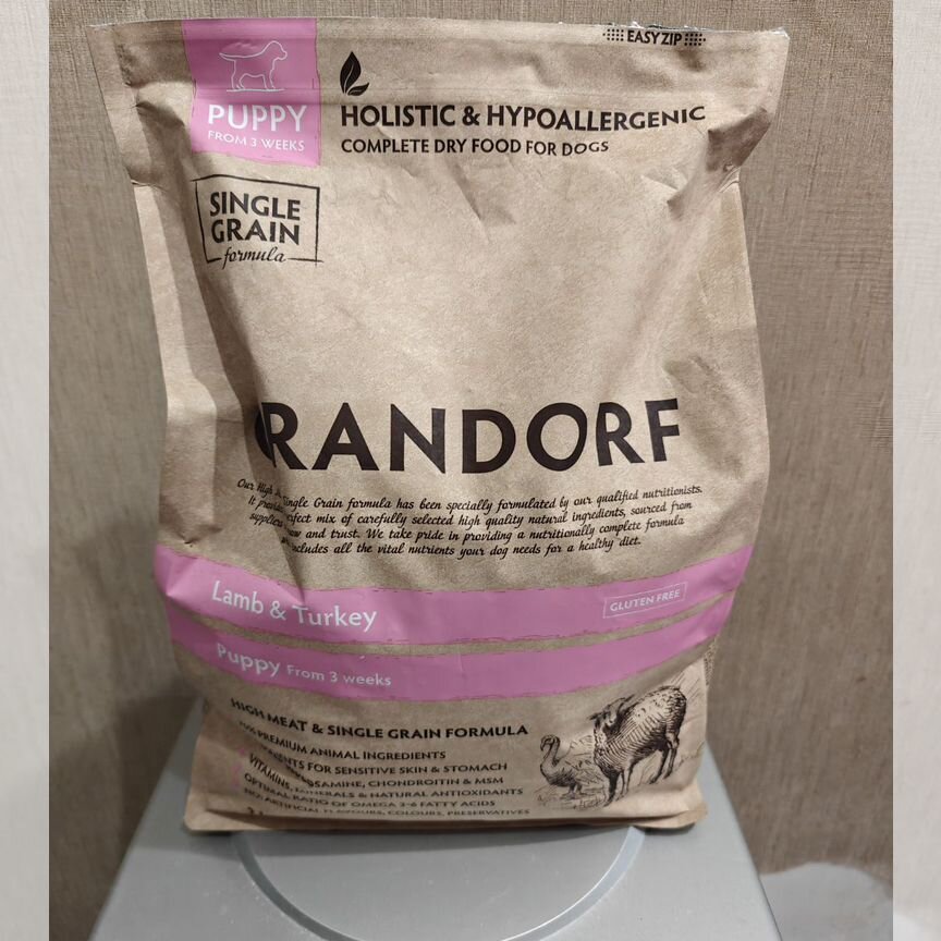 Корм Grandorf Lamb & Turkey Puppy для щенков 3кг