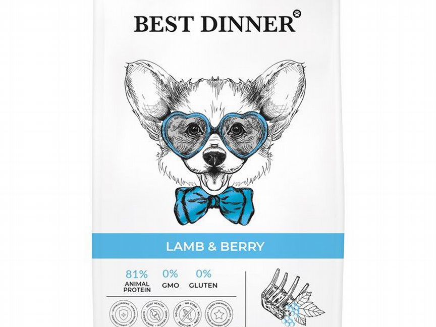 Корм для щенков best dinner