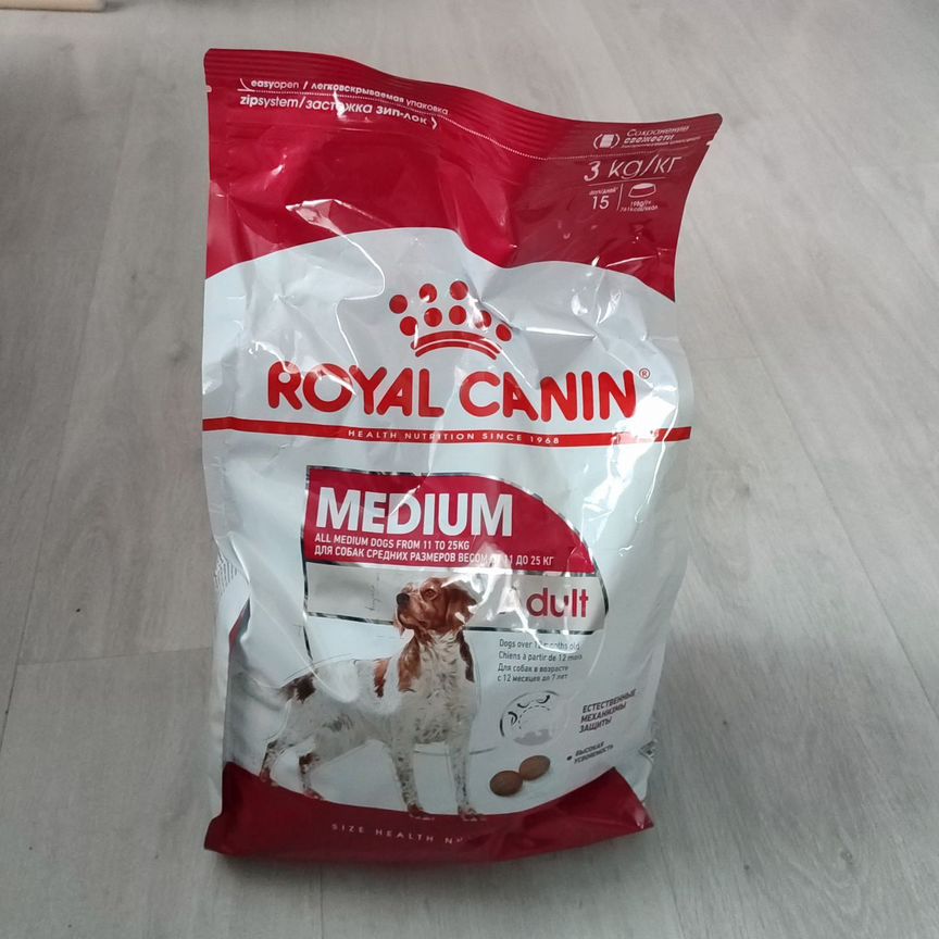 Корм для собак royal canin medium adult