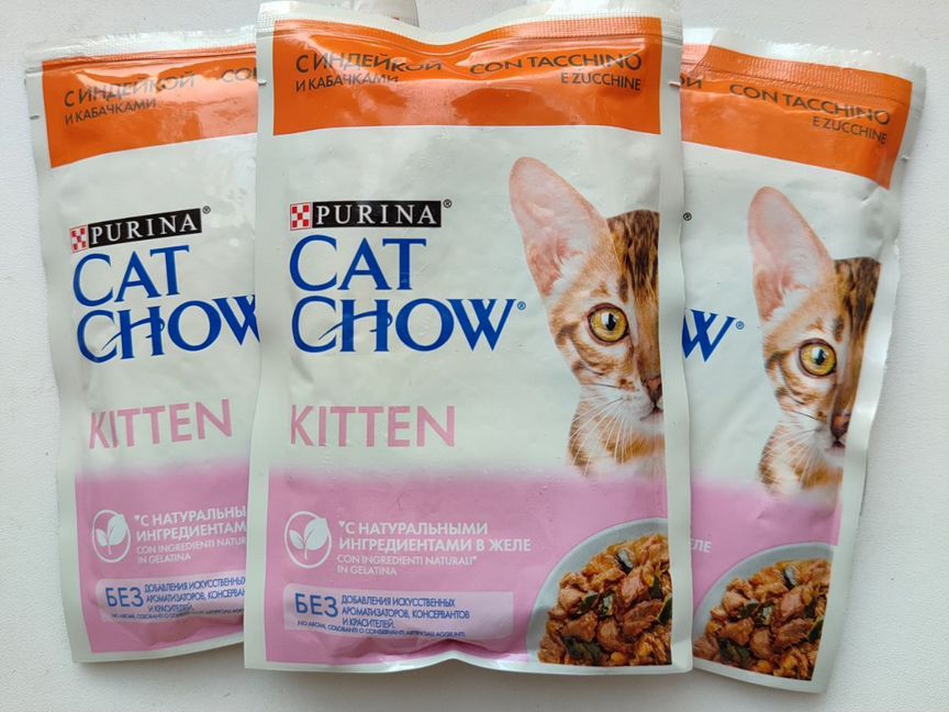 Корм для котят cat chow