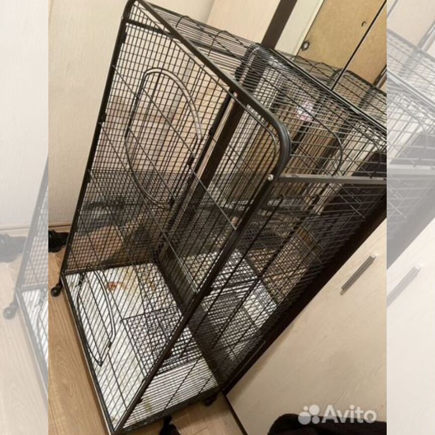 Клетка для шиншиллы большая бу