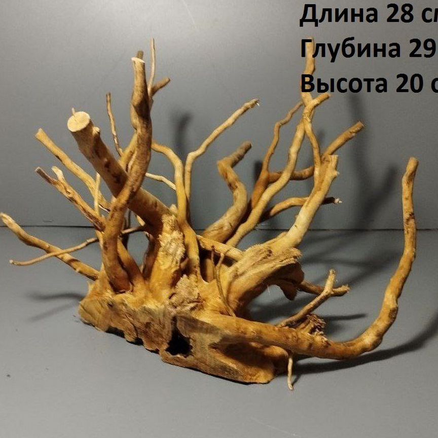 Коряга для аквариума паучий корень вк 12