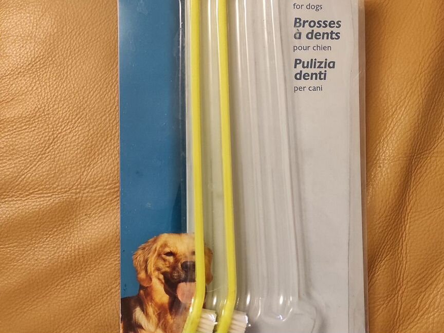 Зубная щетка для собак Trixie двойная