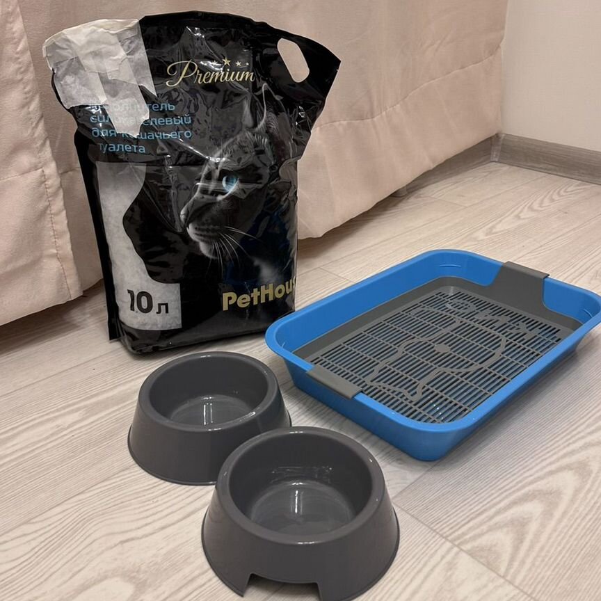 Наполнитель для кошачьего туалета лоток миски