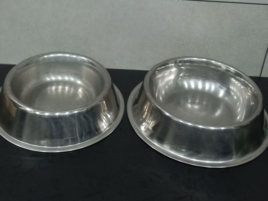 Две миски большие металл нержавейка (обмен