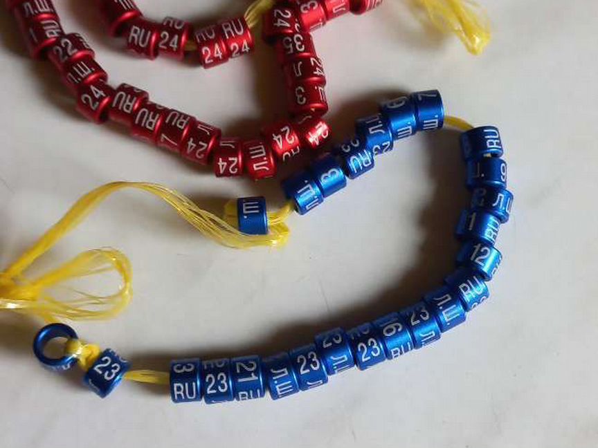 Кольца для попугаев, других птиц, 4,5 мм