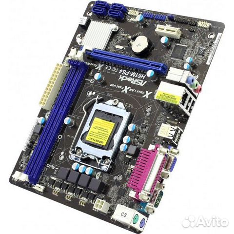 Материнская плата бу ASRock H61M-PS4 microatx купить в Кирове ...