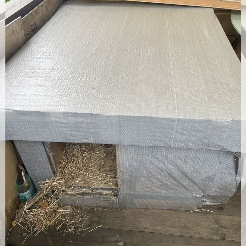 Будка для собаки утепленная