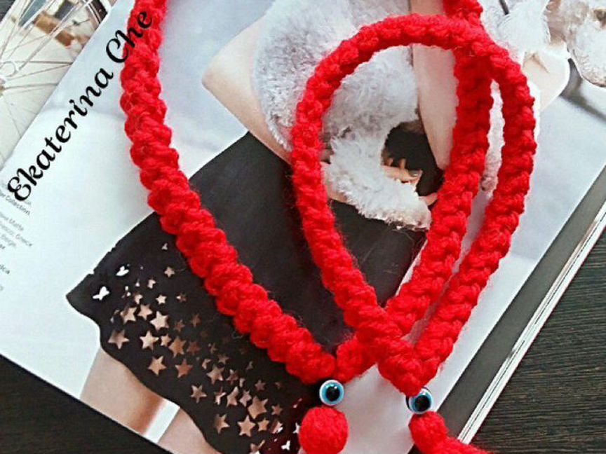 Оберег для собаки. Красный оберег для животных