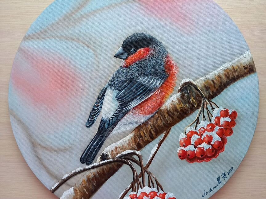 Птица снегирь