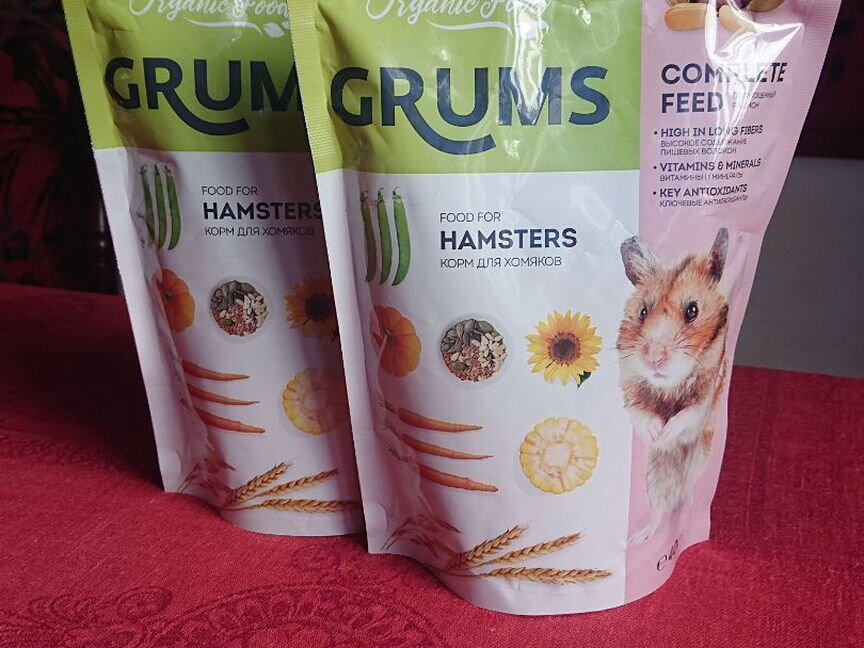 Корм для хомячка и наполнитель бесплатно